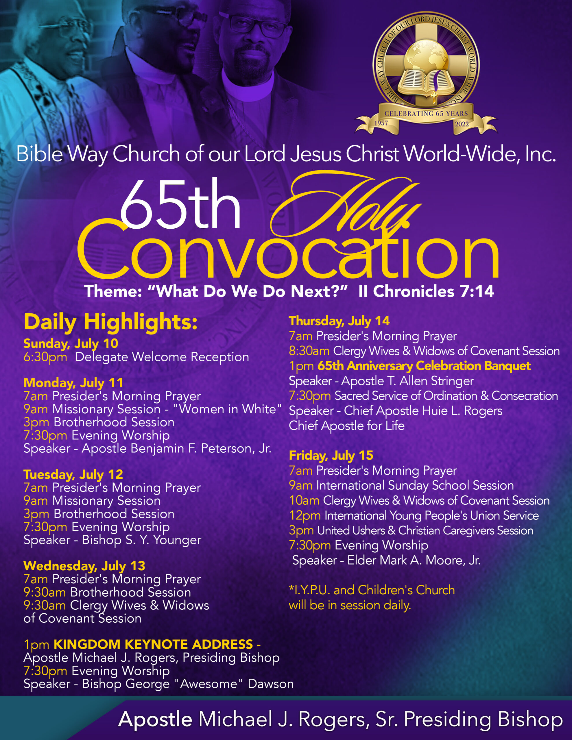 Bible Way Church of our Lord Jesus Christ World Wide, Inc. – "The ...